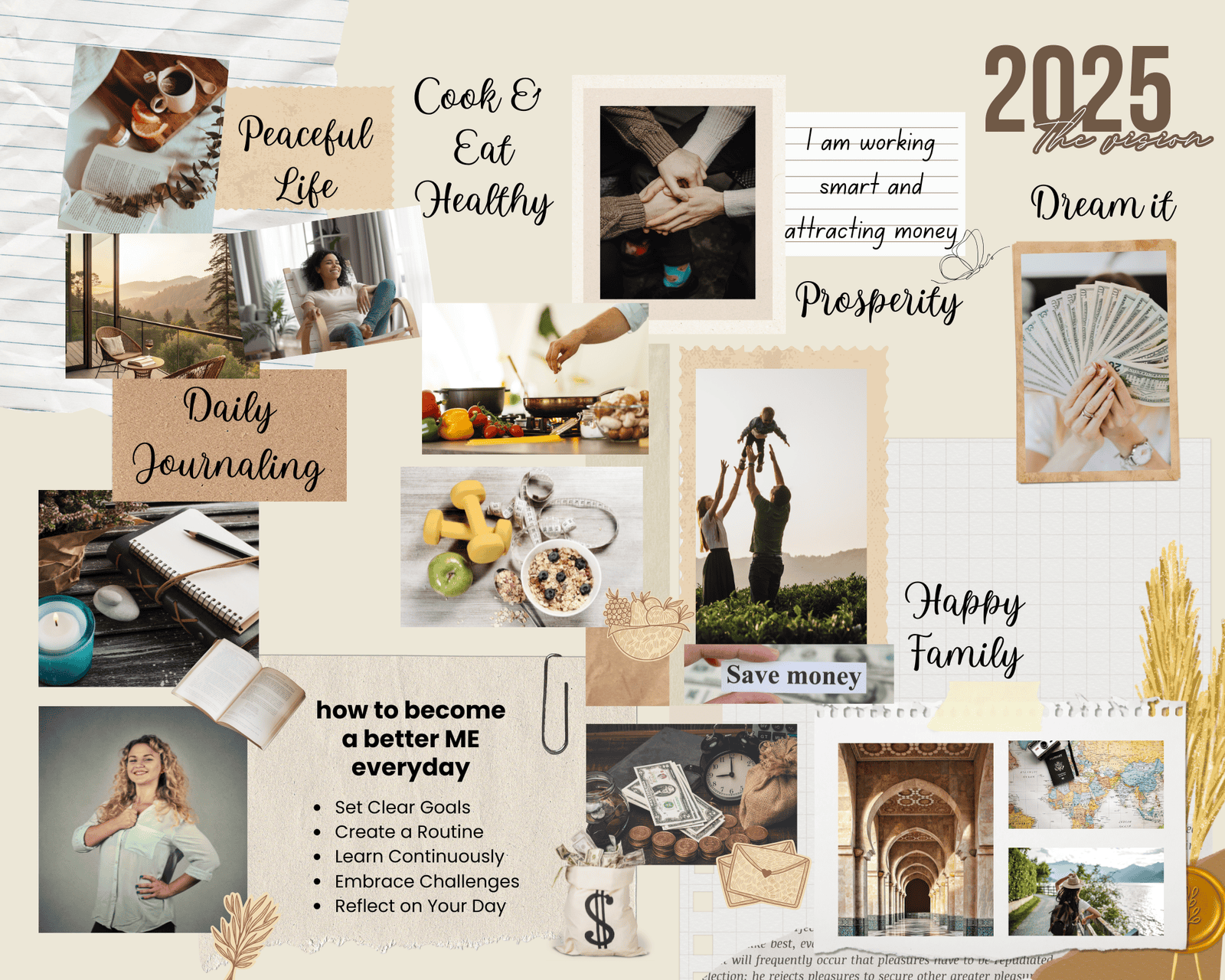 Step by Step Guide in Creating a Vision Board| Being Better